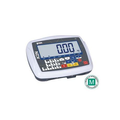 K2N VISOR Indicador de peso CE-M en abs de Gram